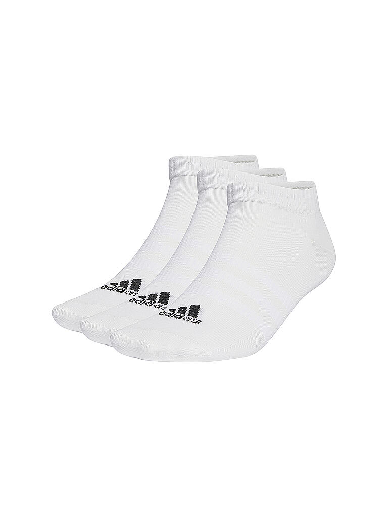 ADIDAS 3er Pkg. Sneaker-Socken Thin and Light Sportswear Low-Cut weiss