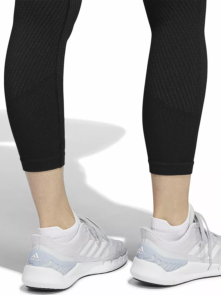 ADIDAS Damen Fitnesstight Aeroknit 7/8 grau