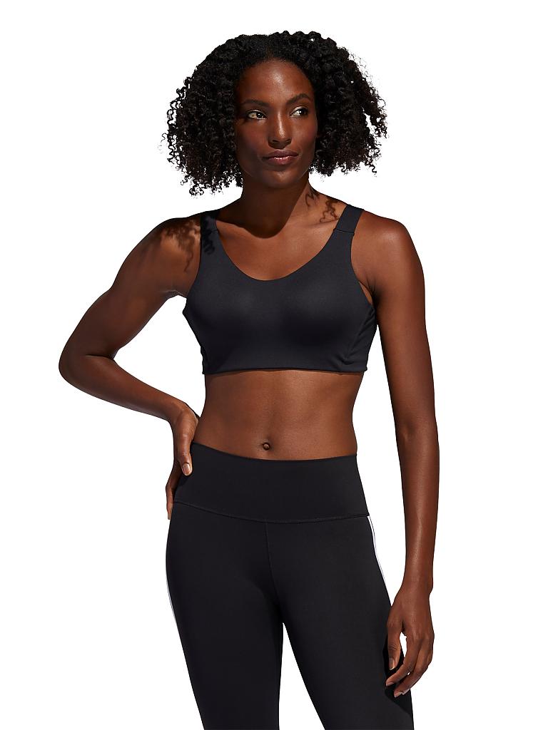 ADIDAS Damen Sport-BH Stronger For It Alpha High Support schwarz