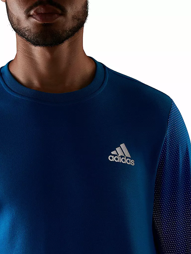 ADIDAS Herren Laufshirt Fast Reflective blau