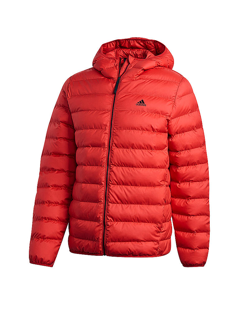 ADIDAS Herren Winterjacke Synthetik Fill rot