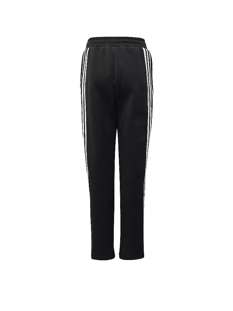 ADIDAS Jungen Jogginghose Doubleknit Tapered 3-Streifen schwarz