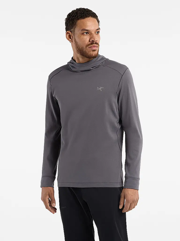 ARCTERYX Herren Funktionshoodie Motus AR grau