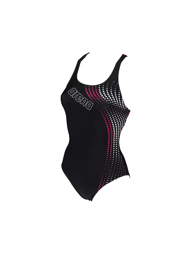 Arena Damen Badeanzug Vibrancy Pro Back One Piece Schwarz