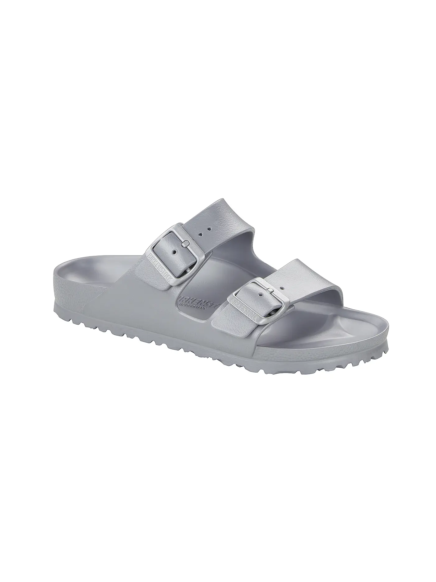 BIRKENSTOCK Damen Pantoletten Arizona EVA silber