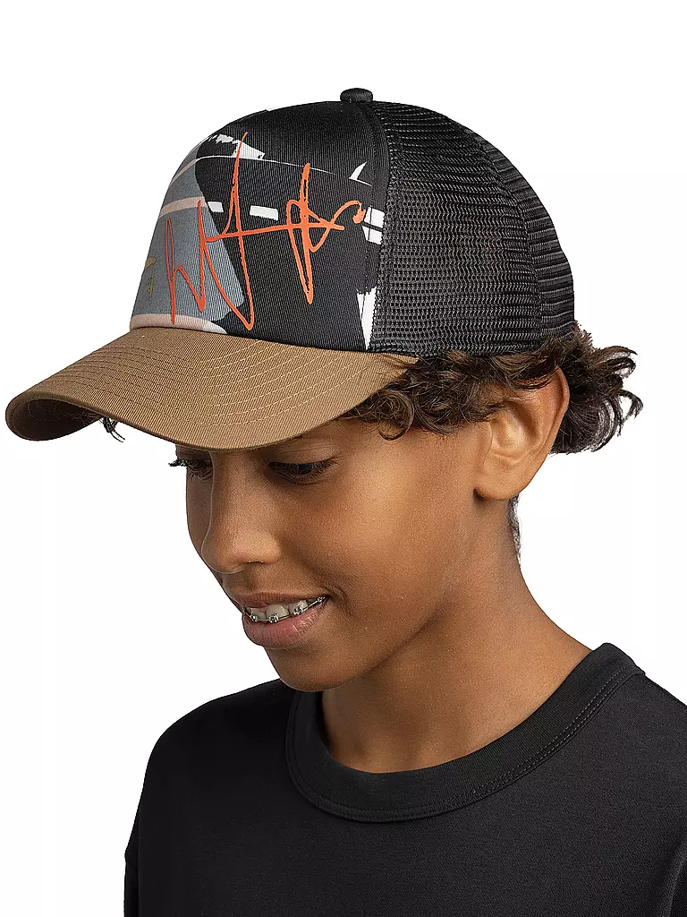 BUFF Kinder Kappe Trucker grau