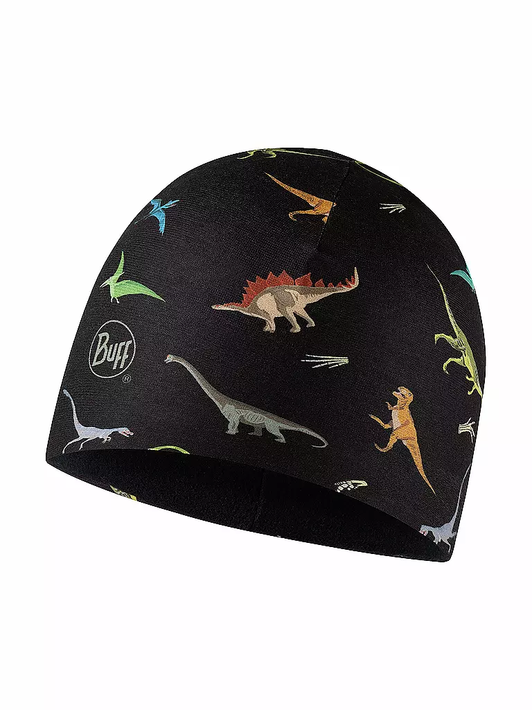 BUFF Kinder Mütze EcoStretch Polar schwarz