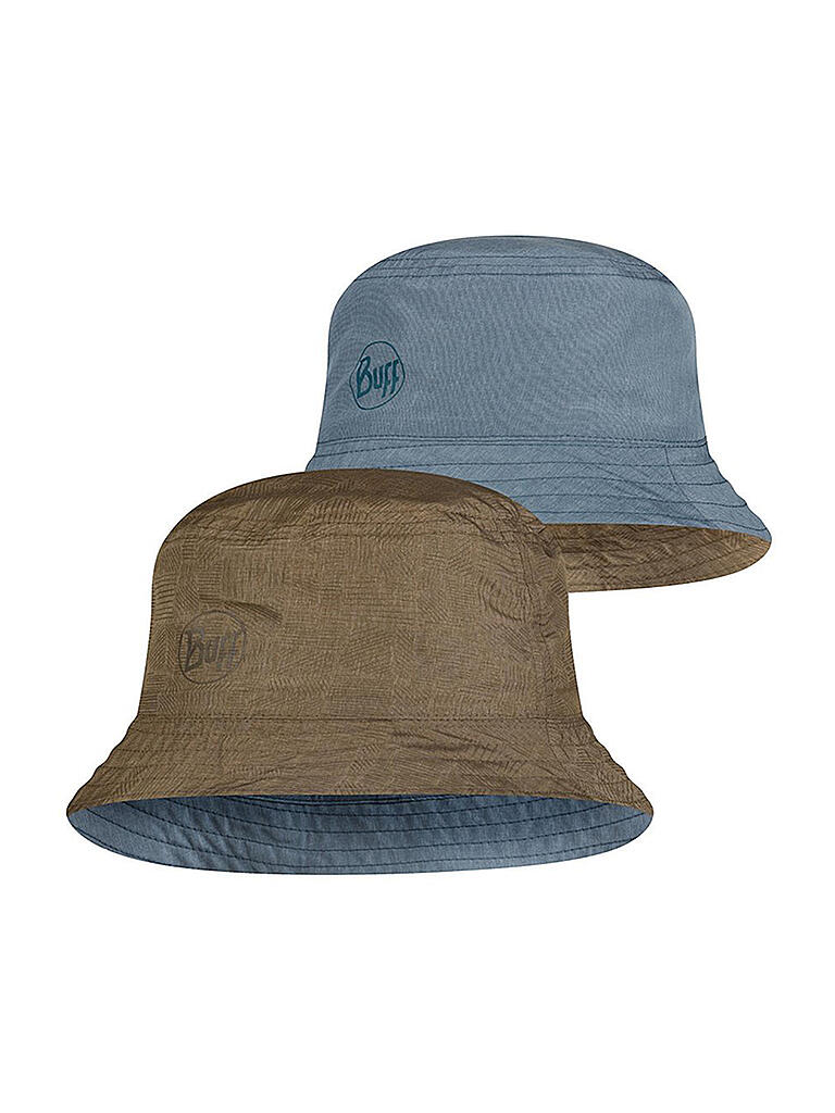 BUFF Travel Bucket Hat Reversible blau