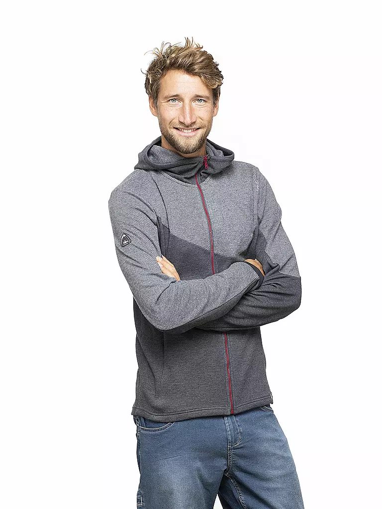 CHILLAZ Herren Fleecejacke Mounty grau