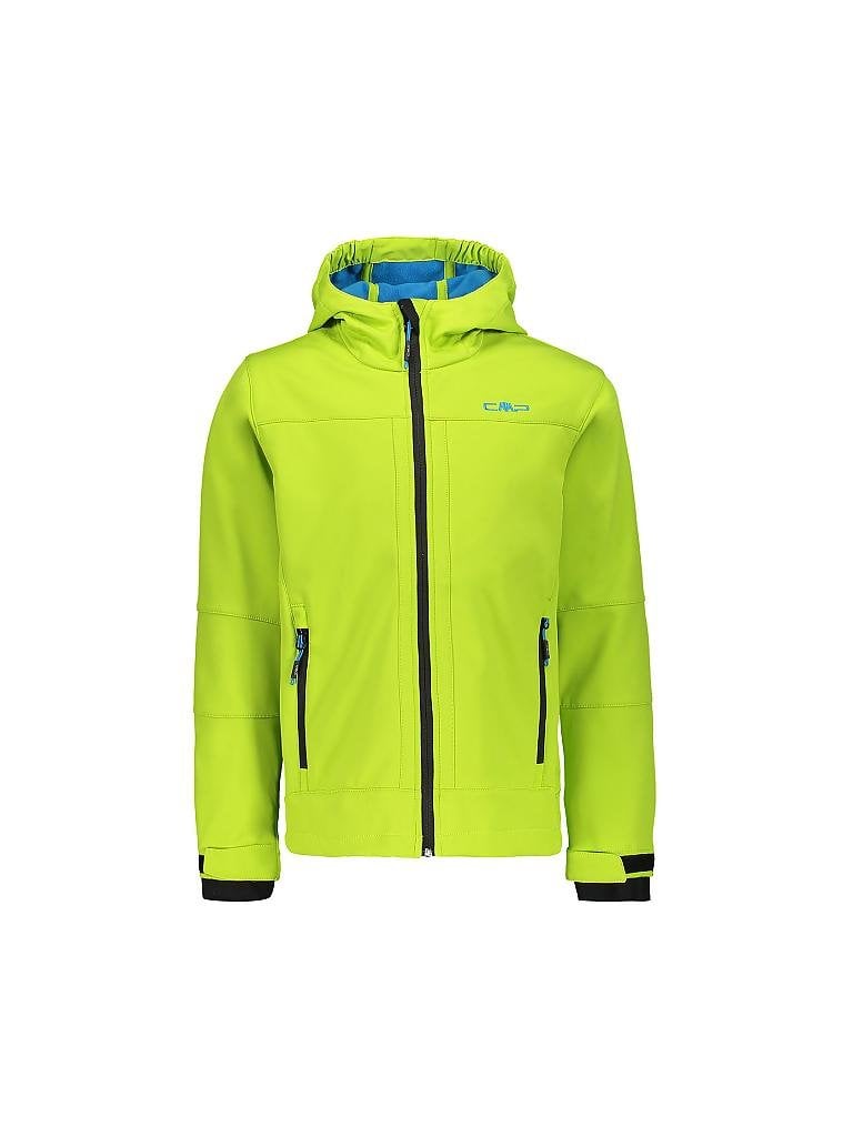 CMP Kinder Softshelljacke Boy Fix Hood grün