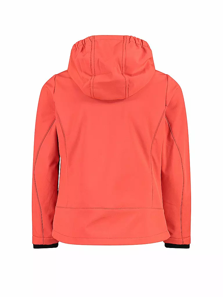 CMP Mädchen Softshelljacke Girl Fix Hood koralle