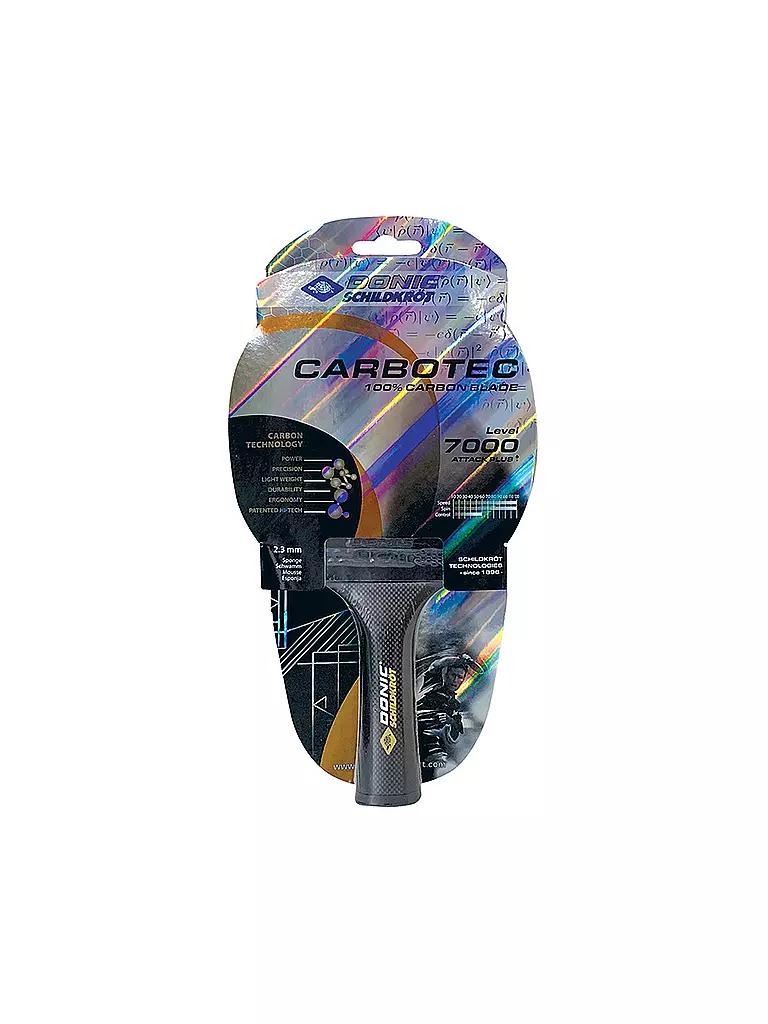 DONIC SCHILDKRÖT Tischtennisschläger CarboTec 7000 grau