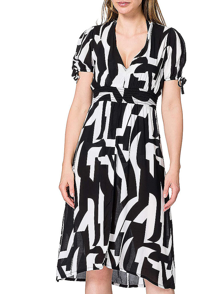 ESPRIT Damen Kleid Lido Beach schwarz