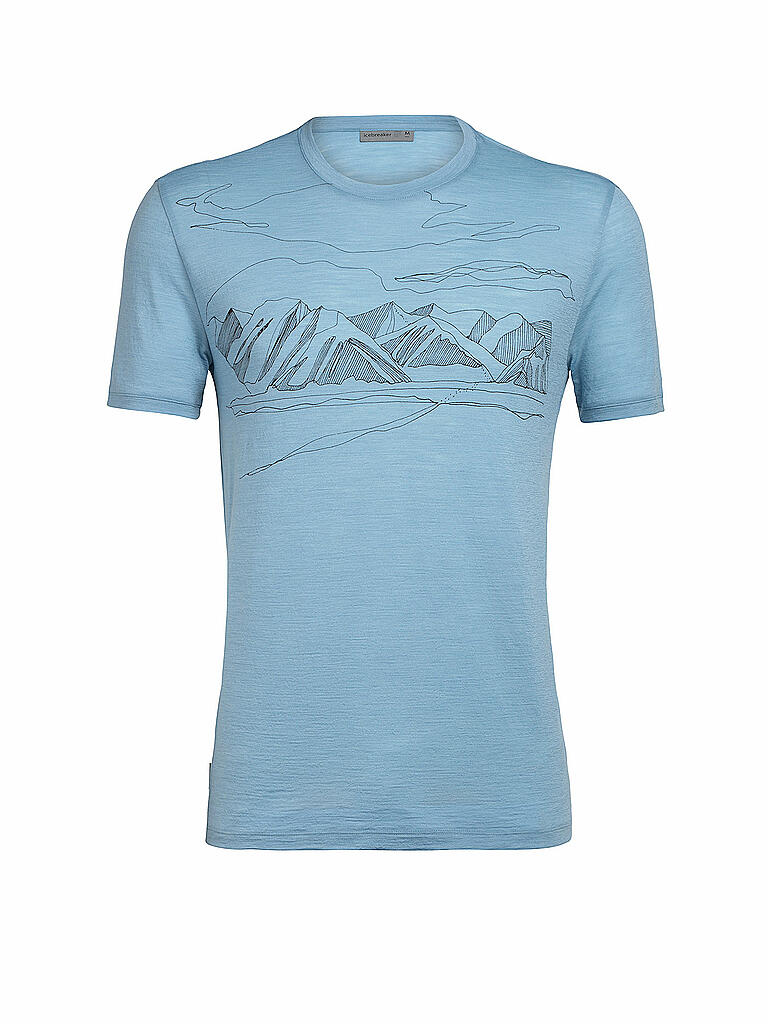 ICEBREAKER Herren Funktionsshirt Spector blau