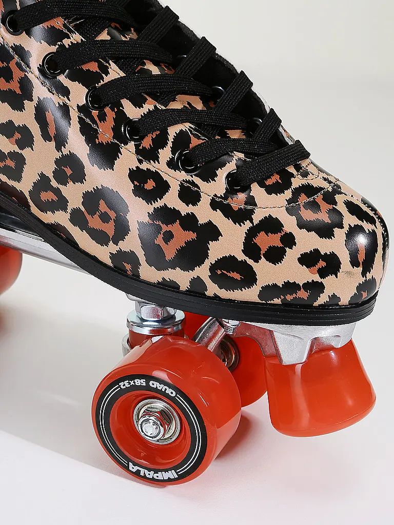 IMPALA Damen Rollerskates Leopard braun