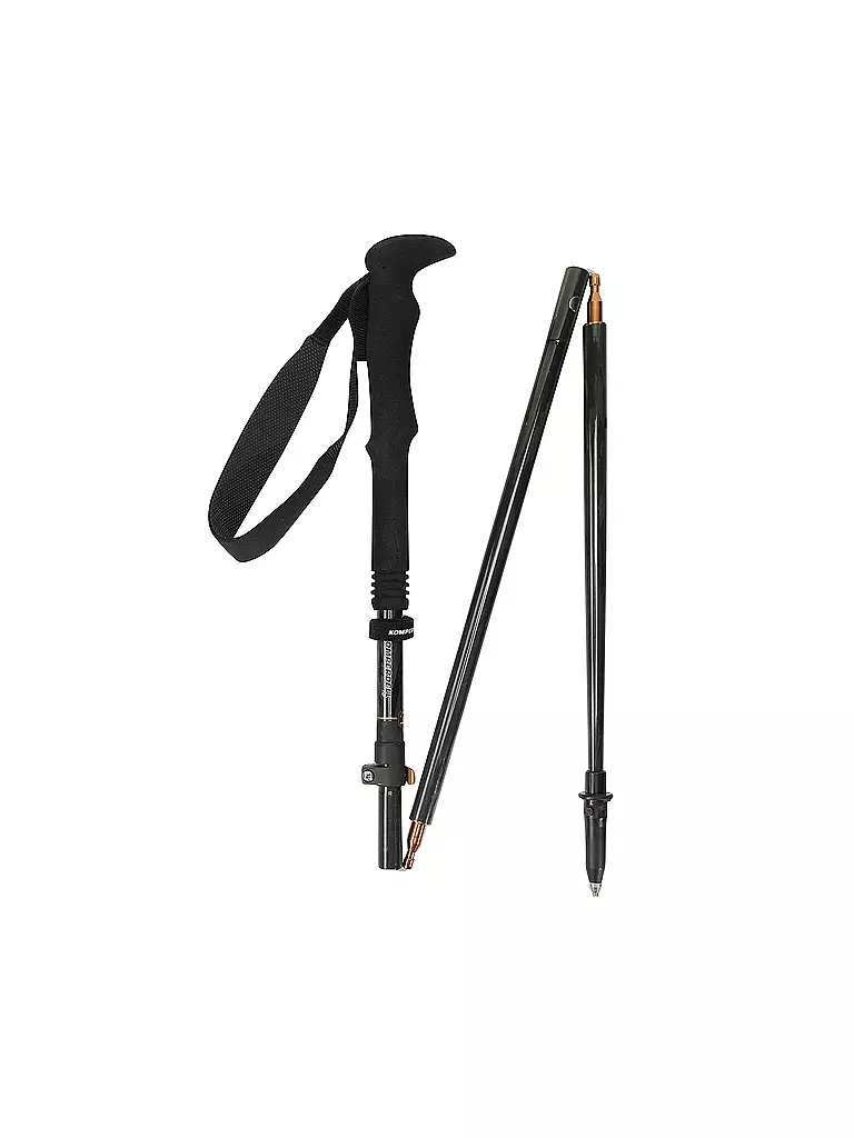 KOMPERDELL Trekkingstöcke Carbon FXP.4 Summit Vario schwarz