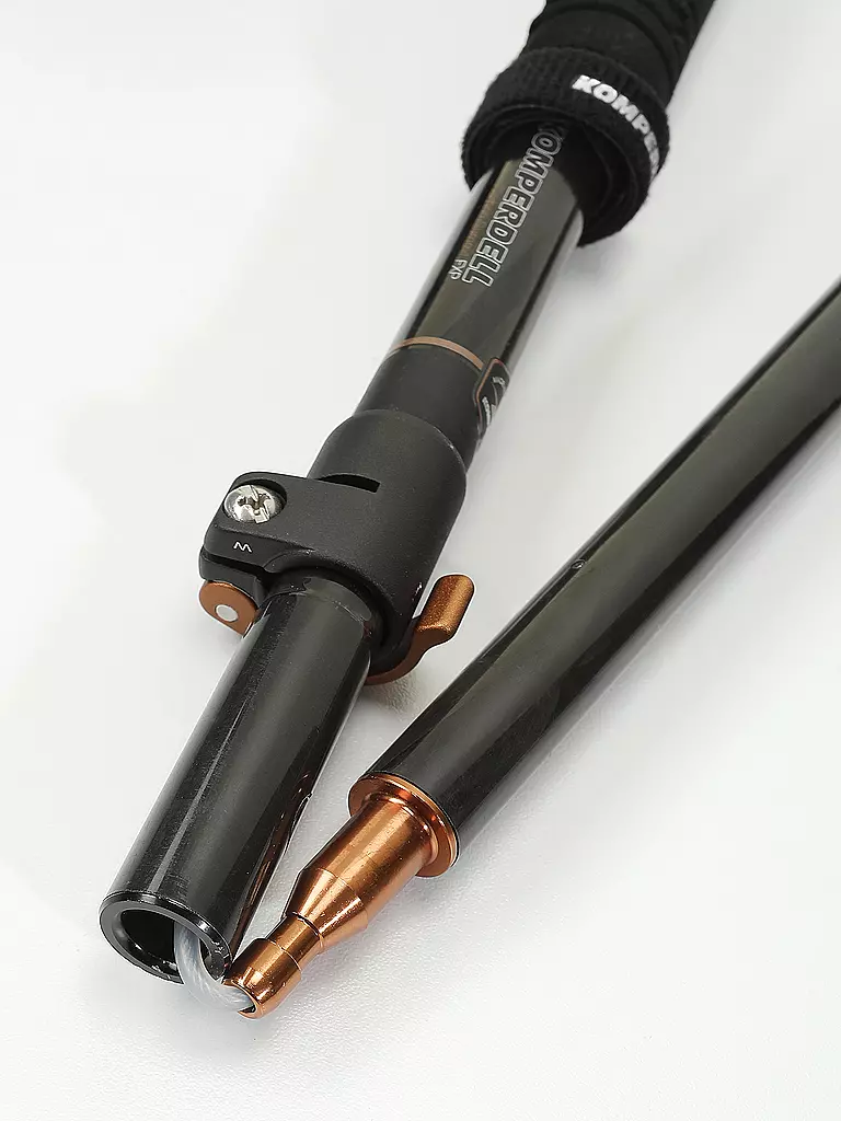 KOMPERDELL Trekkingstöcke Carbon FXP.4 Summit Vario schwarz