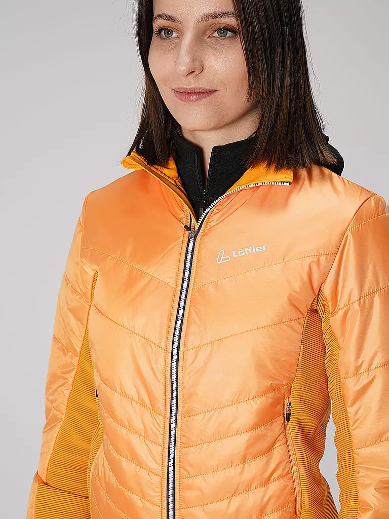 LÖFFLER Damen Langlauf Hybridjacke PL60 orange