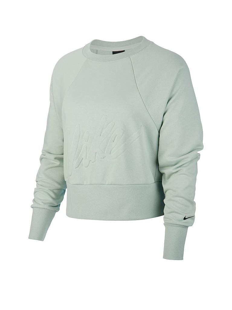 NIKE Damen Fitness-Sweater Dri-FIT Get Fit Fleece grün