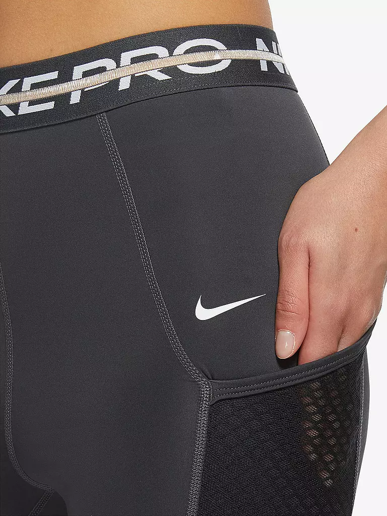 NIKE Damen Fitnesstight Dri-FIT Pro grau