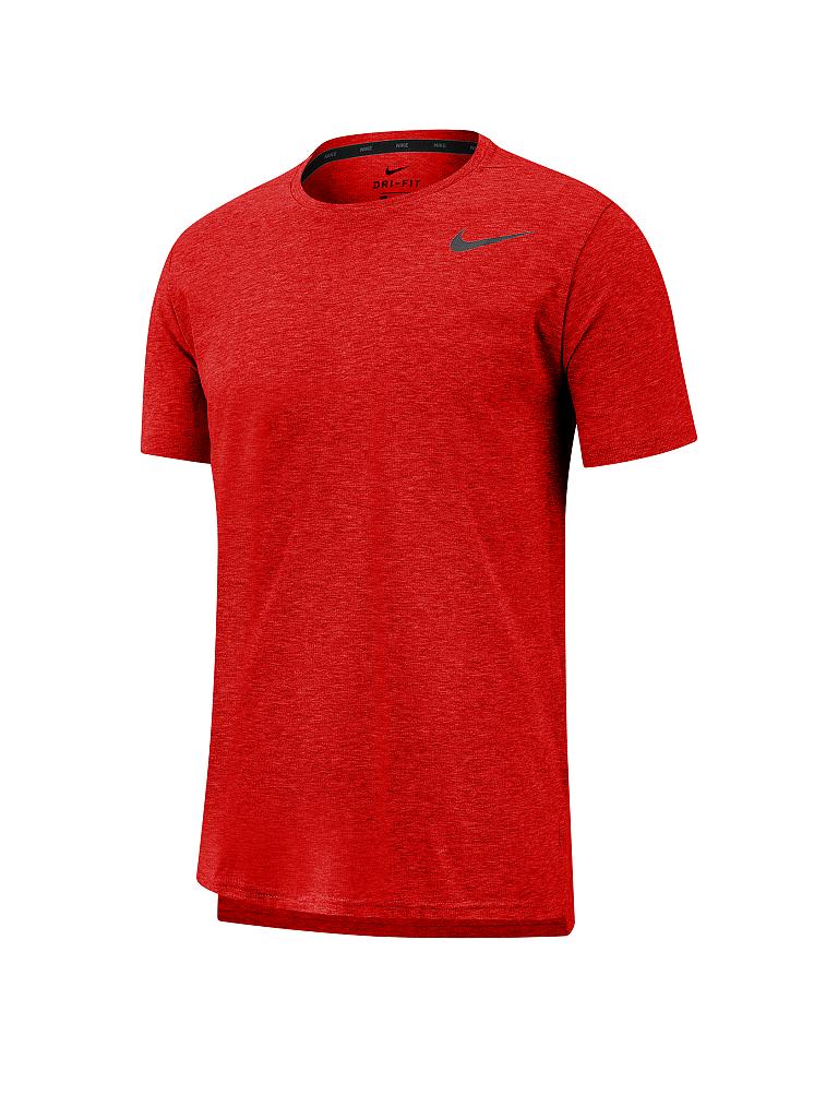 NIKE Herren Fitness-Shirt Breathe rot