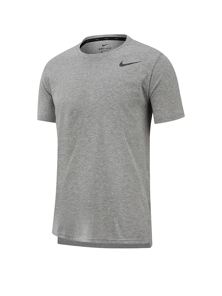 NIKE Herren Fitness-Shirt Breathe grau