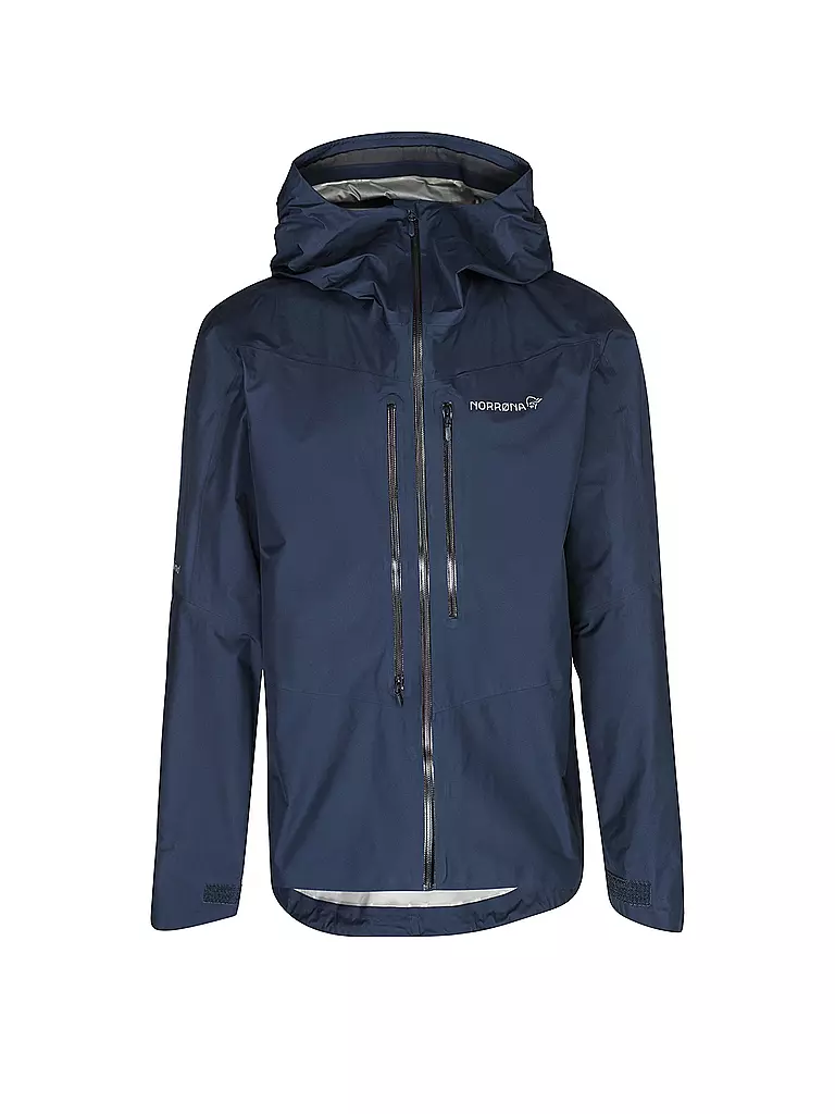 NORRØNA Herren Wanderjacke falketind Gore-Tex Paclite dunkelblau