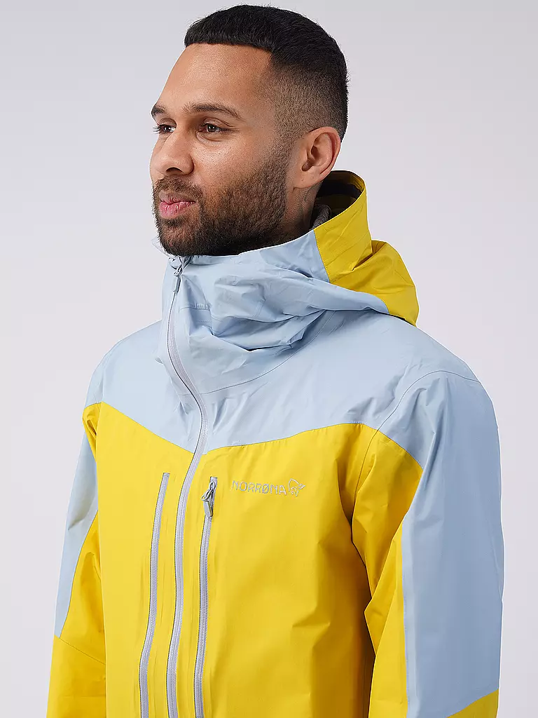 NORRØNA Herren Wanderjacke falketind Gore-Tex Paclite gelb