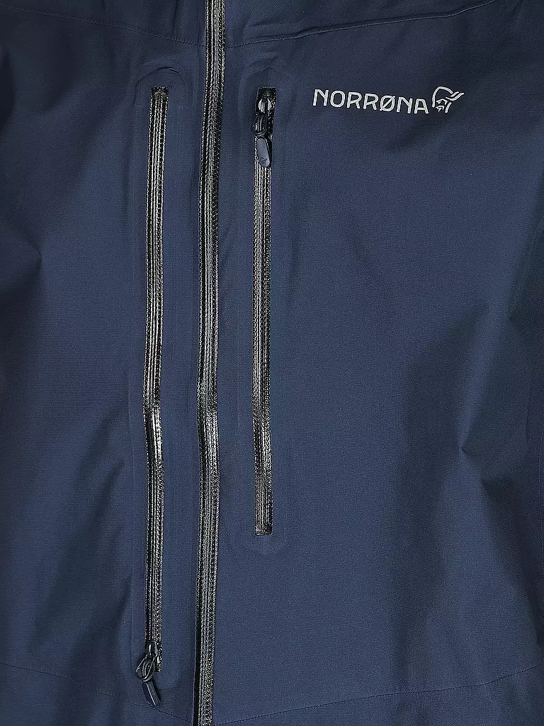 NORRØNA Herren Wanderjacke falketind Gore-Tex Paclite dunkelblau