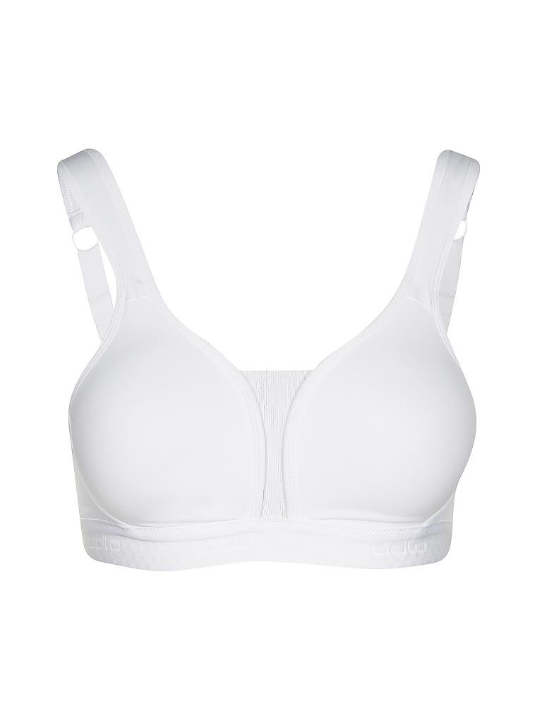 ODLO Damen Sport-BH Padded High, B-Cup weiß