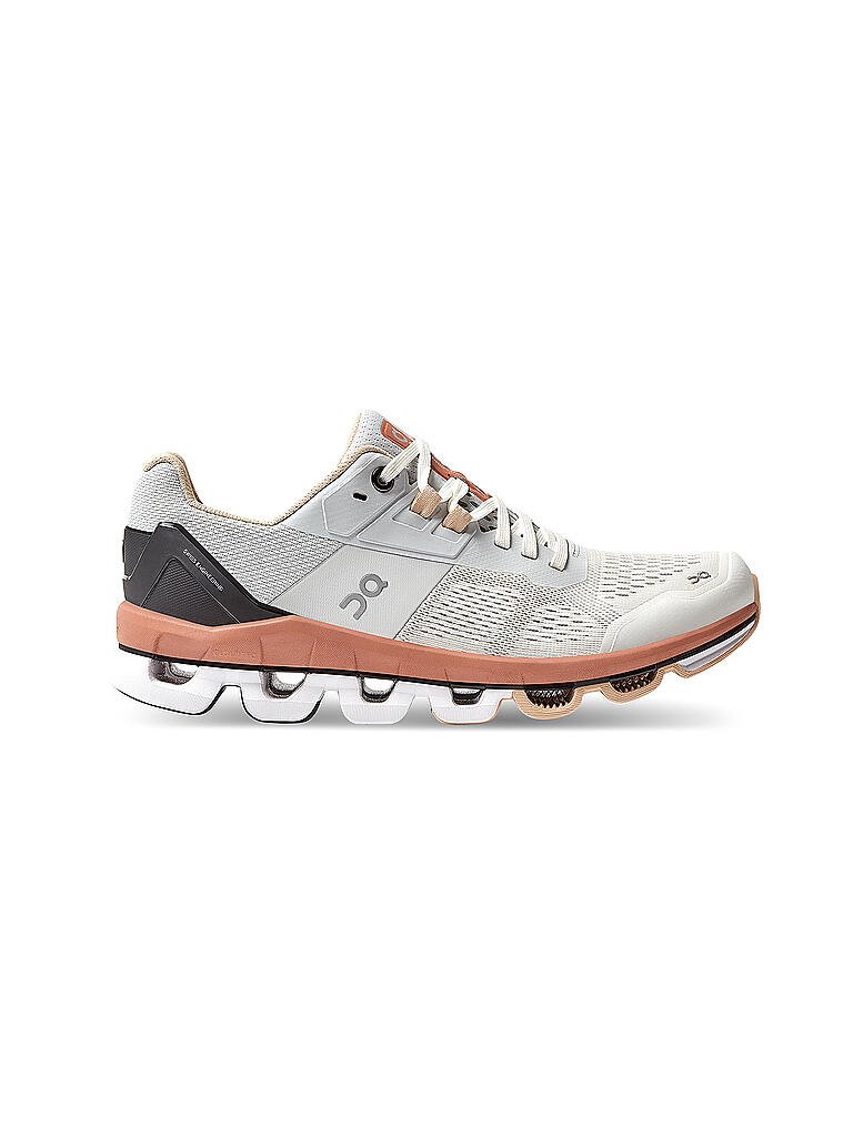 ON Damen Laufschuhe Cloudace GLACIER TERRACOTTA weiß