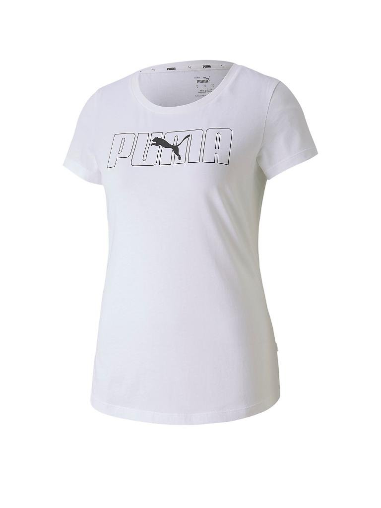PUMA Damen T-Shirt Rebel Graphic weiß