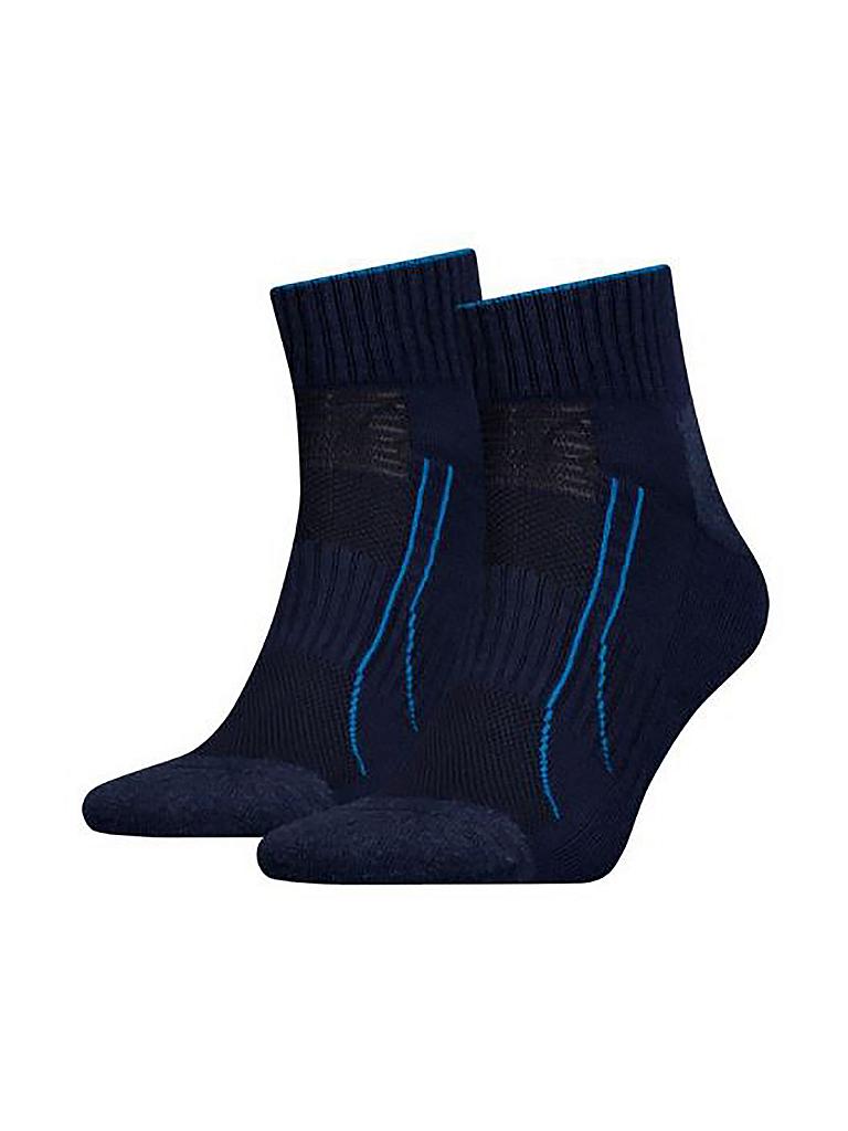 PUMA Socken Performance Quarter 2 Pack blau