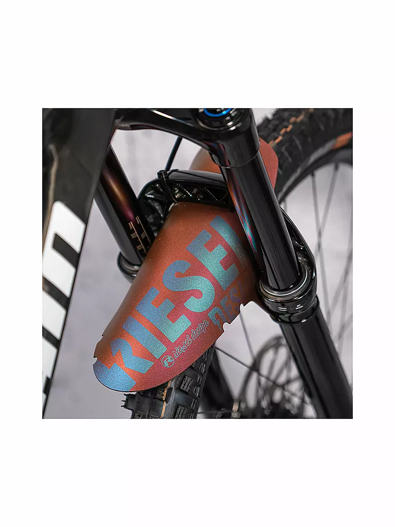 RIESEL DESIGN Mudguard kol:oss Flipflop Red-Gold rot