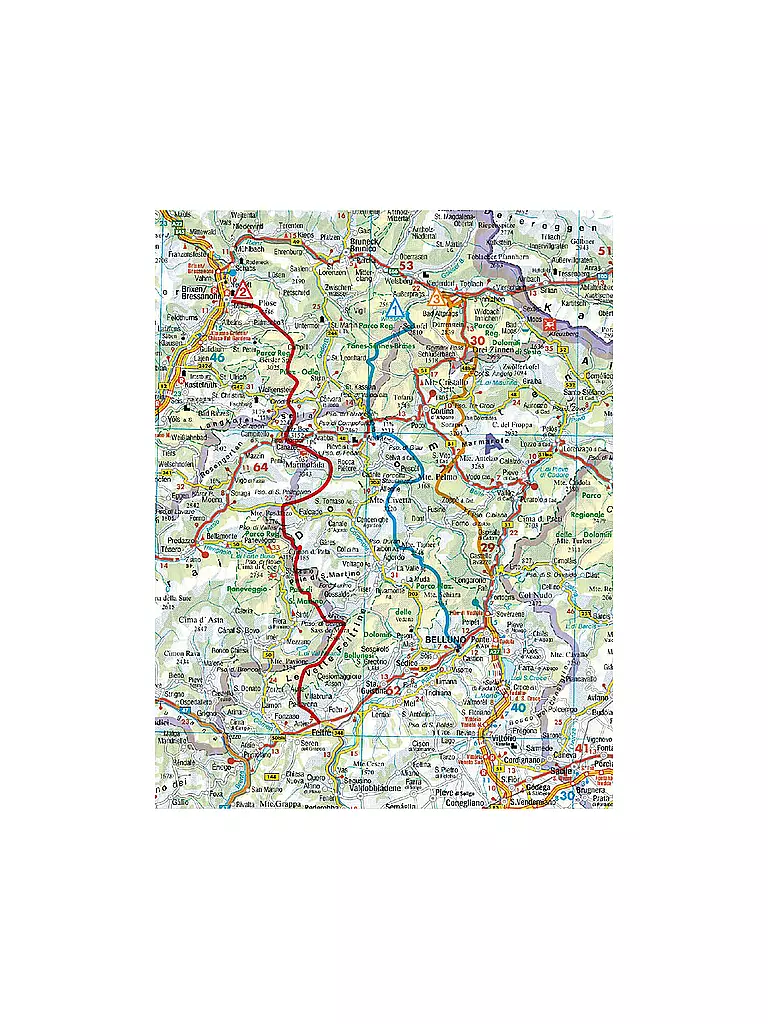 ROTHER Wanderführer Dolomiten Höhenwege 1-3 keine Farbe