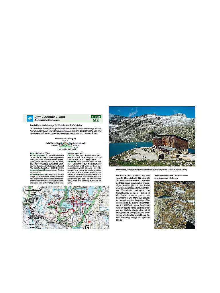 ROTHER Wanderführer Hohe Tauern (Nationalpark - Nord) keine Farbe