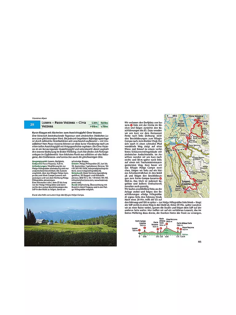 ROTHER Wanderführer Sentiero della Pace keine Farbe