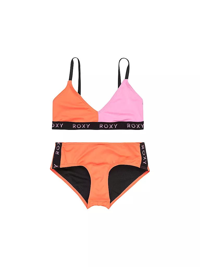 ROXY Mädchen Bikini Colorblock Tri Set bunt
