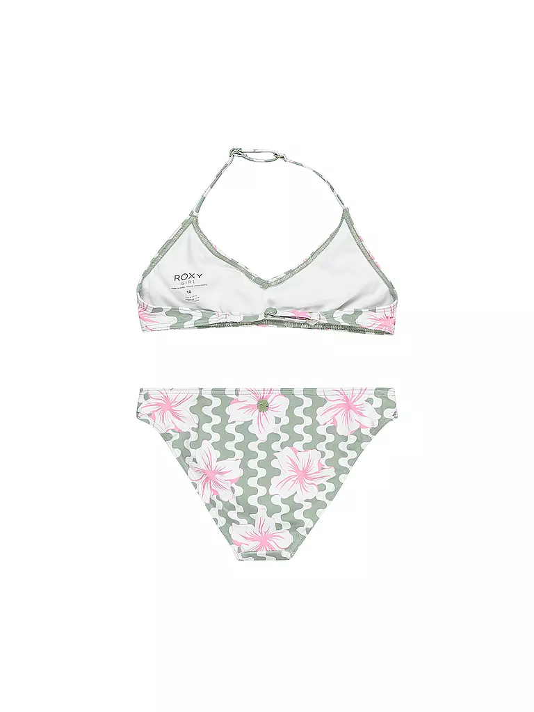 ROXY Mädchen Bikini Party Waves Basic Tri Bra Set bunt