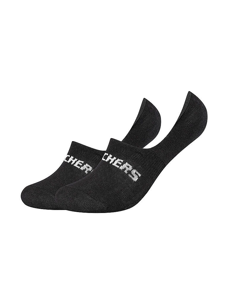 SKECHERS Footies Mesh Ventilation 2er Pkg. schwarz