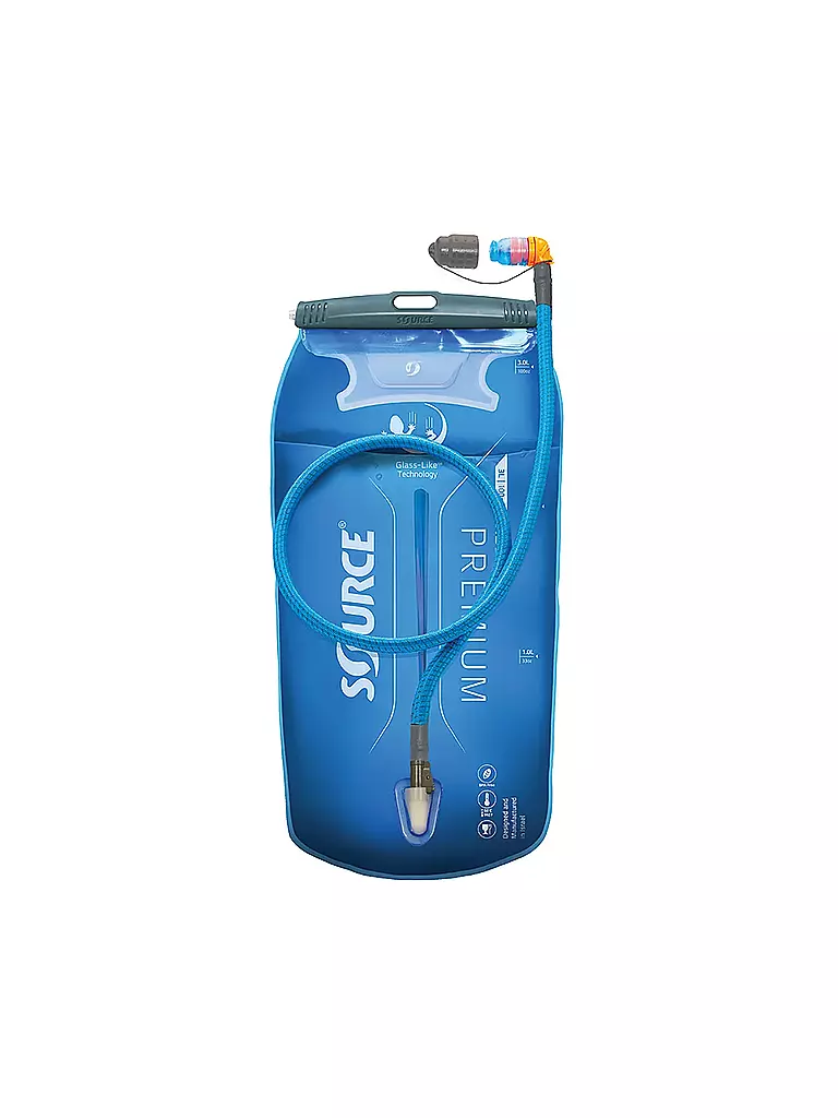 SOURCE Trinkblase Widepac™ Premium Kit 3L blau
