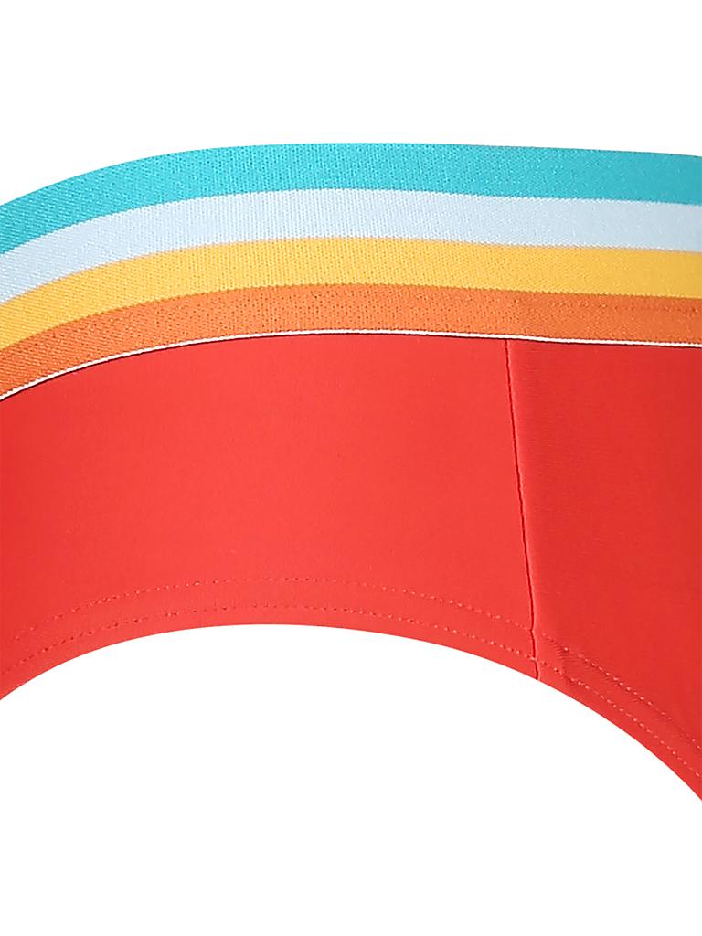 SPEEDO Damen Bikini Summer Stripe Solid U-Back rot