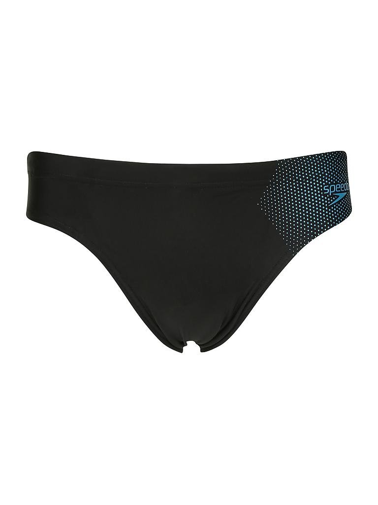 SPEEDO Herren Badeslip Hexagonal Tech Placement 7cm blau