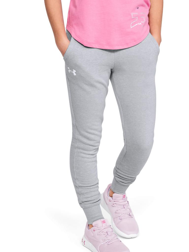 Under Armour Mädchen Jogginghose Ua Rival Grau