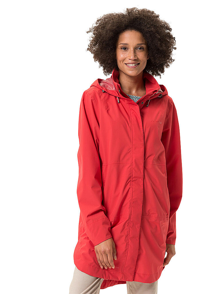 VAUDE Damen Mantel Mineo rot