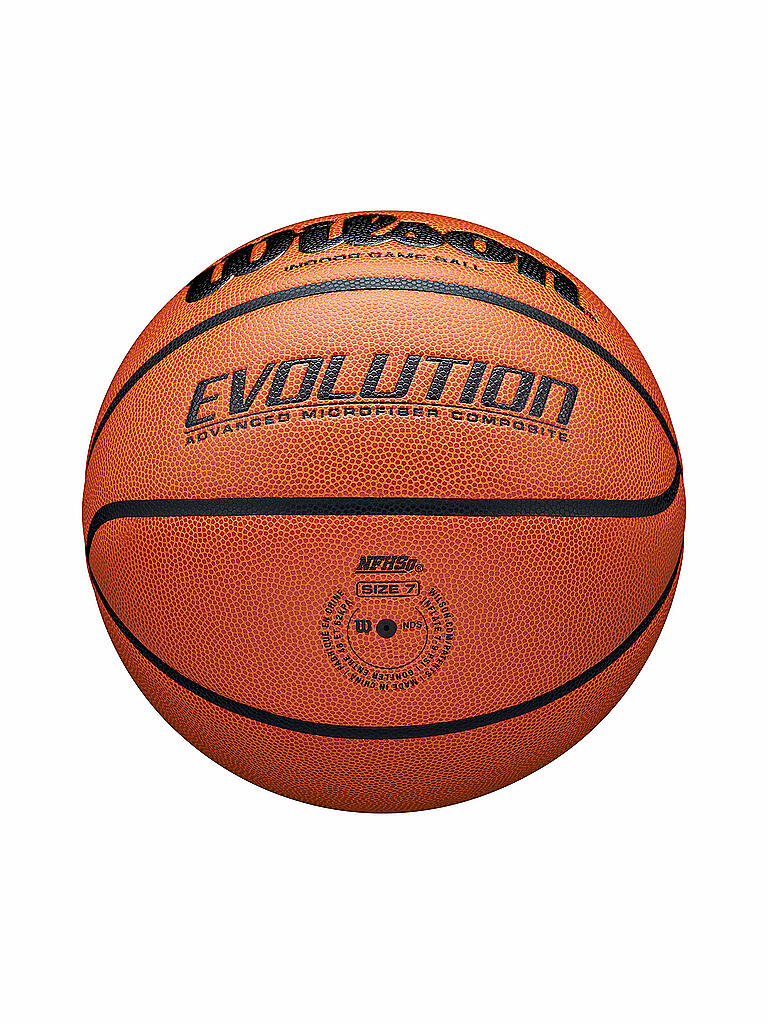 WILSON Basketball Evolution Indoor Game Ball braun