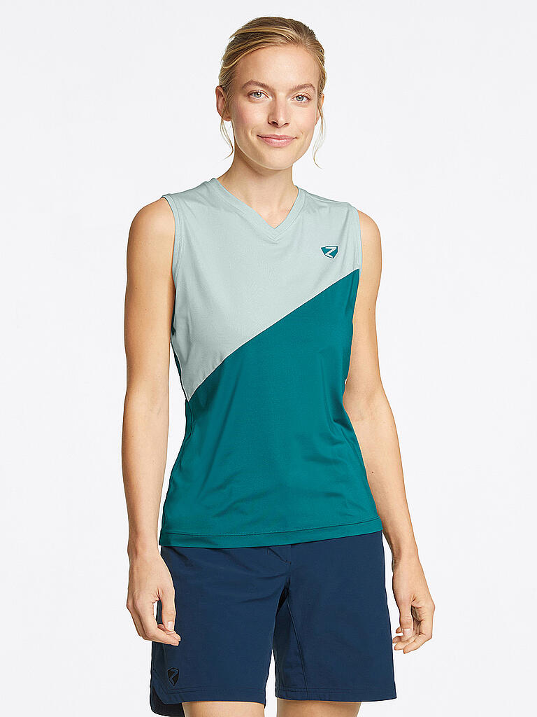 ZIENER Damen Radshirt Nalida SL türkis